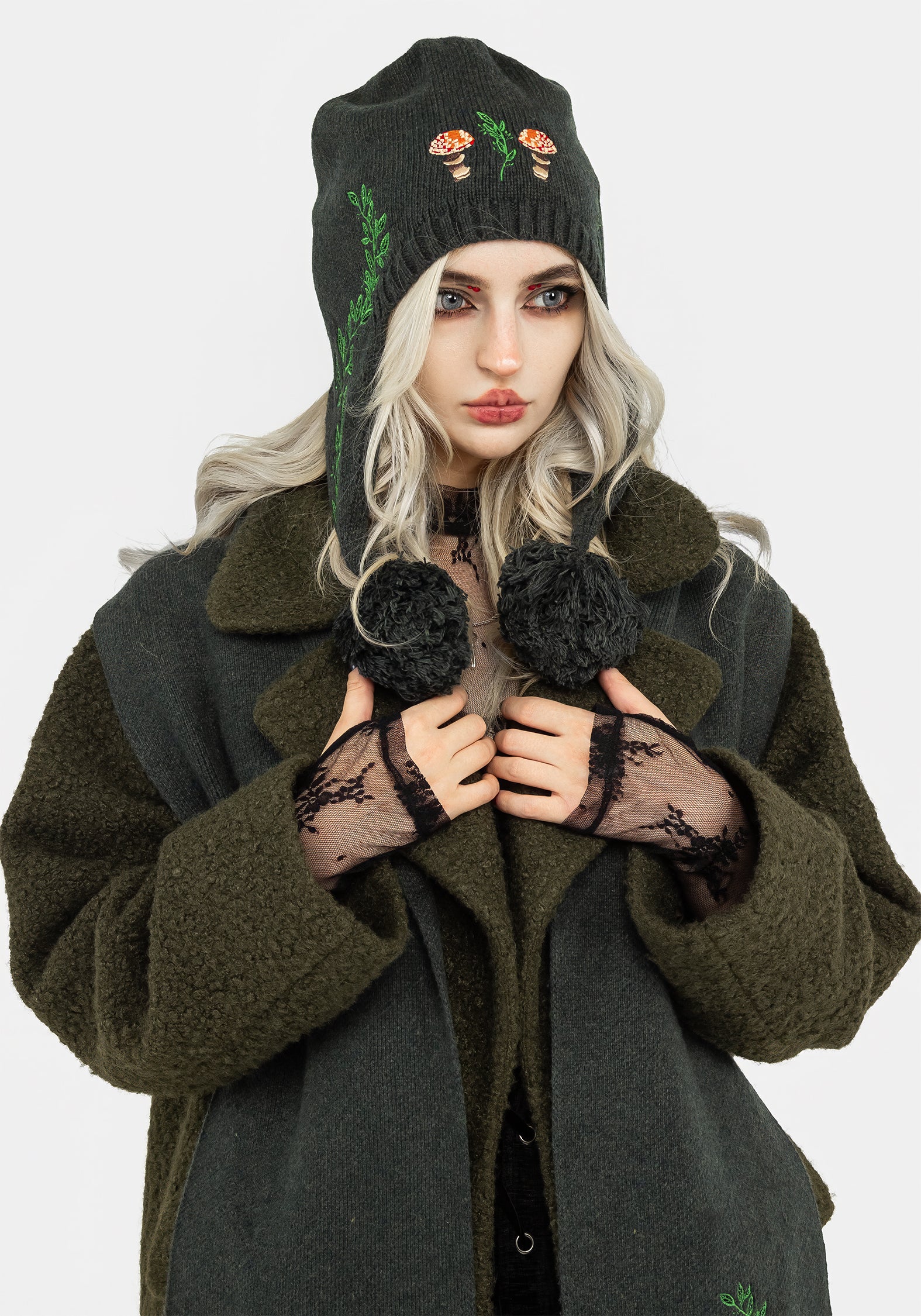 Fable Embroidered Bonnet Hat | Disturbia - Shop Women's Gothic ...