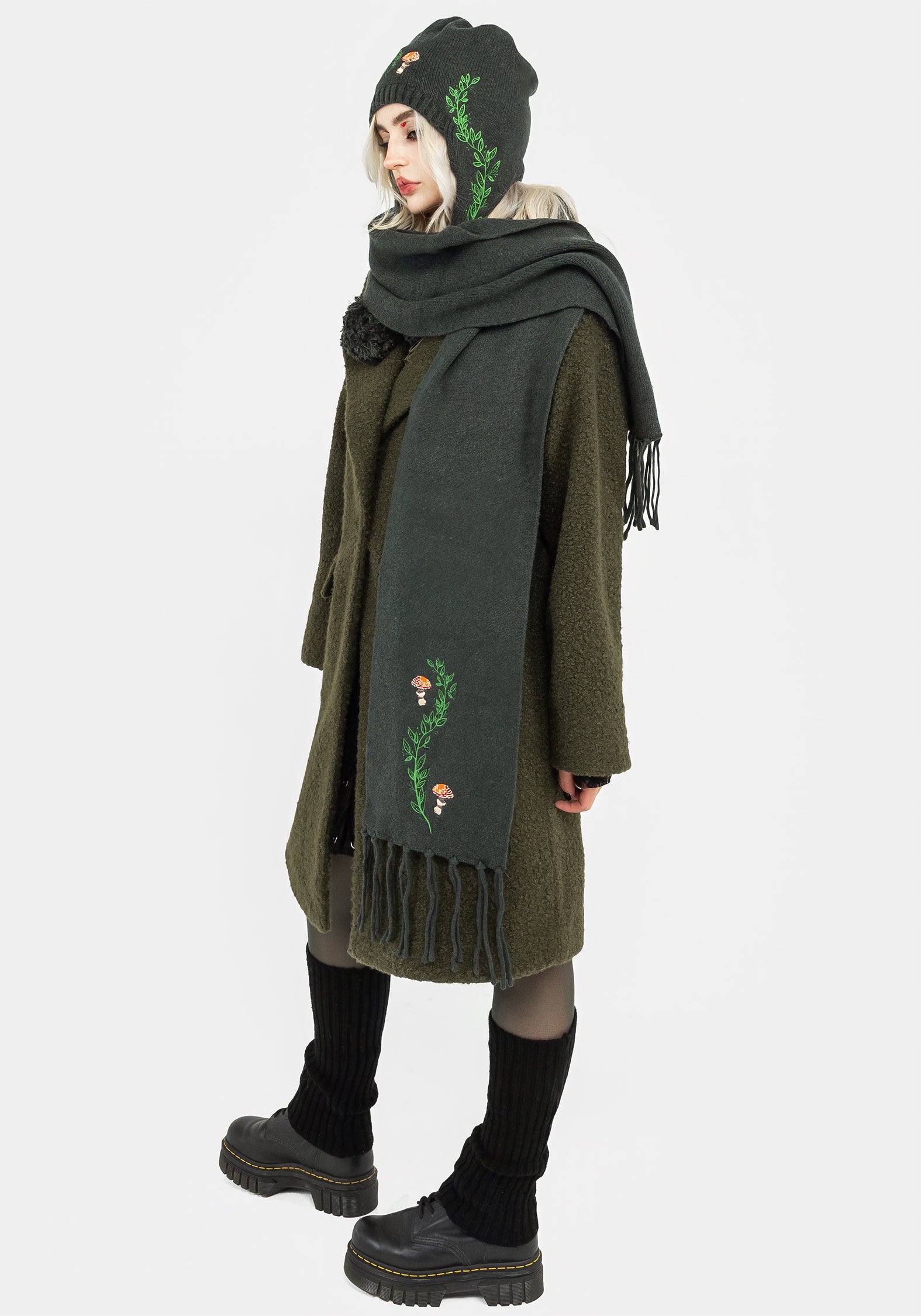 Fable Embroidered Scarf | Disturbia - Shop Women's Gothic, Alternative ...