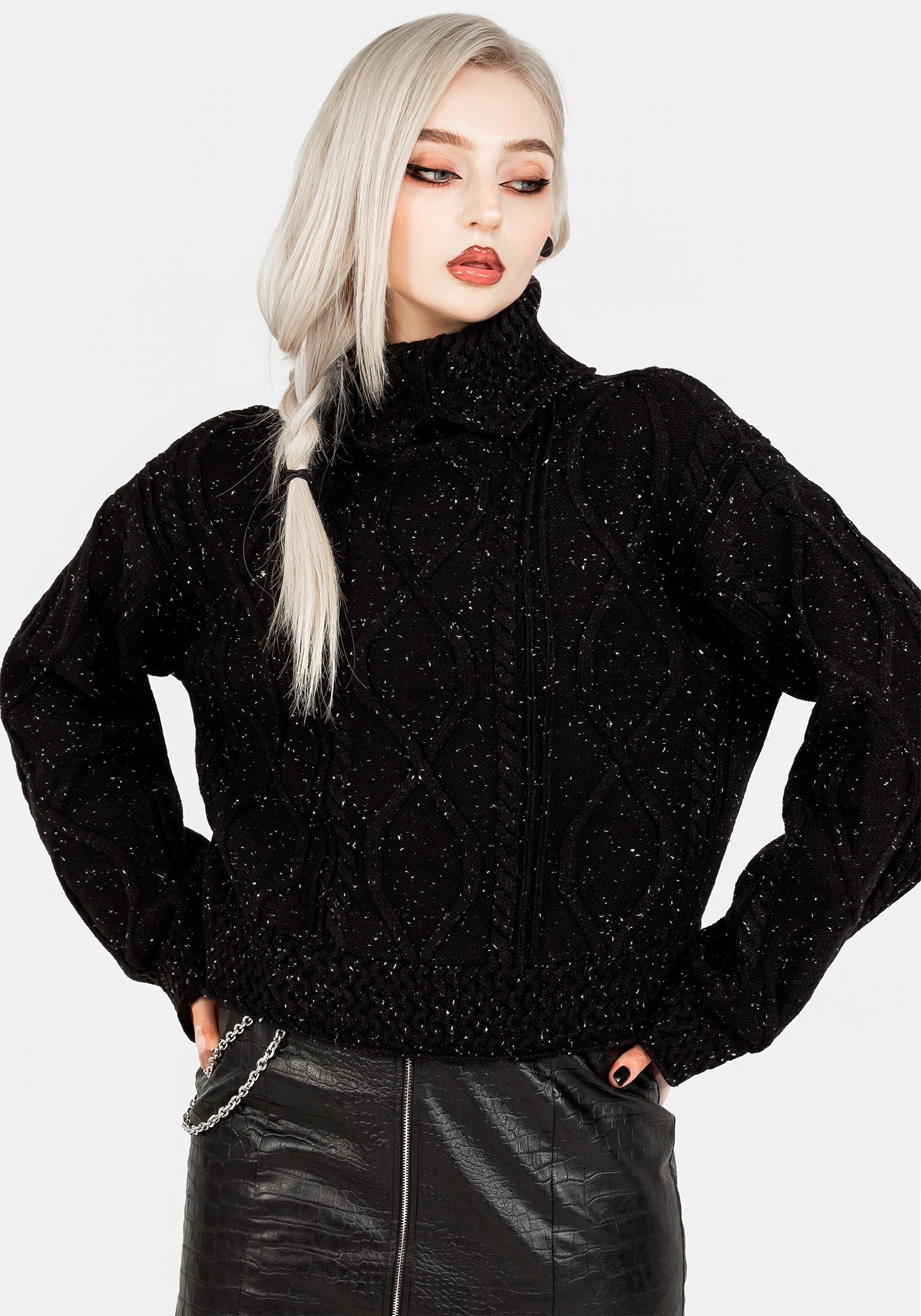 Marta Cable Sweater | Disturbia - Shop Women's Gothic, Alternative ...