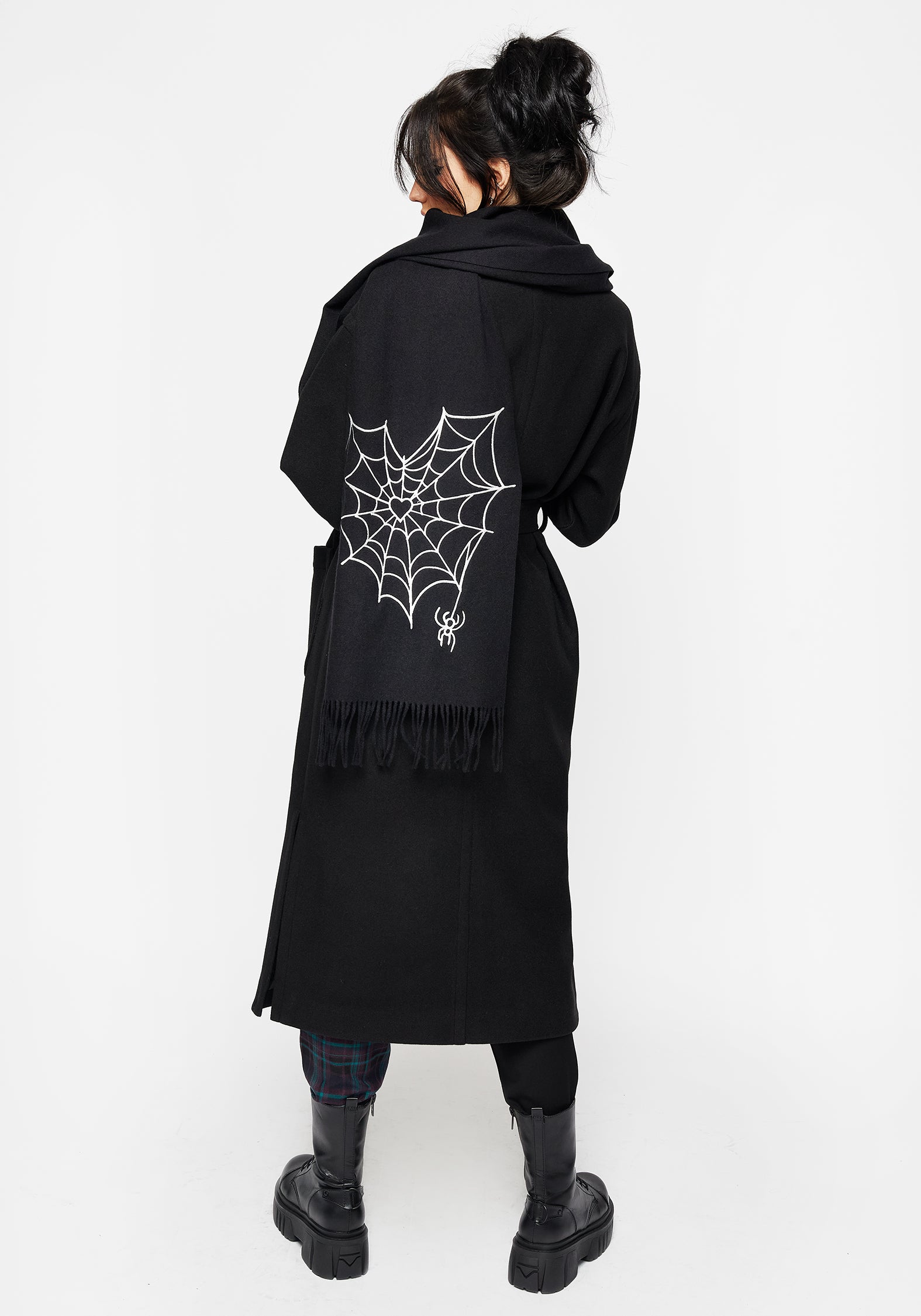 Catch Feelings Embroidered Scarf | Disturbia - Shop Women's Gothic ...