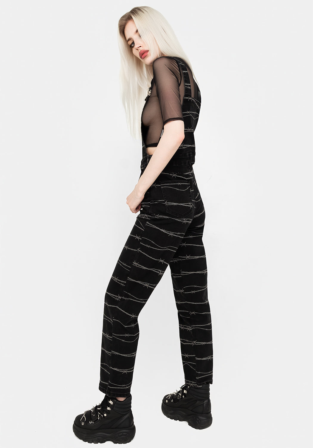 Barbed Wire Mom Dungarees | Disturbia - Shop Women's Gothic ...