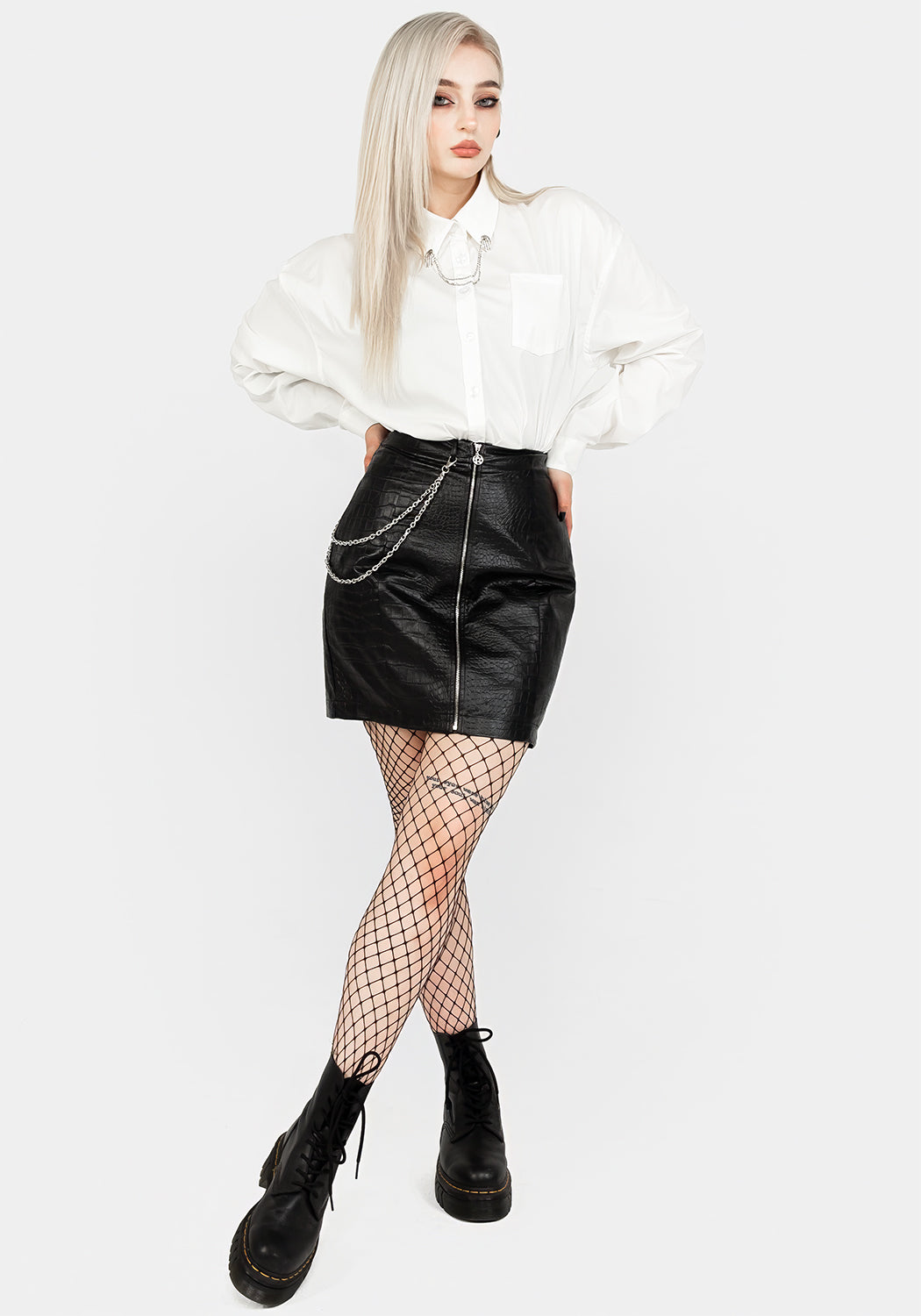 Antrum Zip Front Mini Skirt | Disturbia - Shop Women's Gothic ...