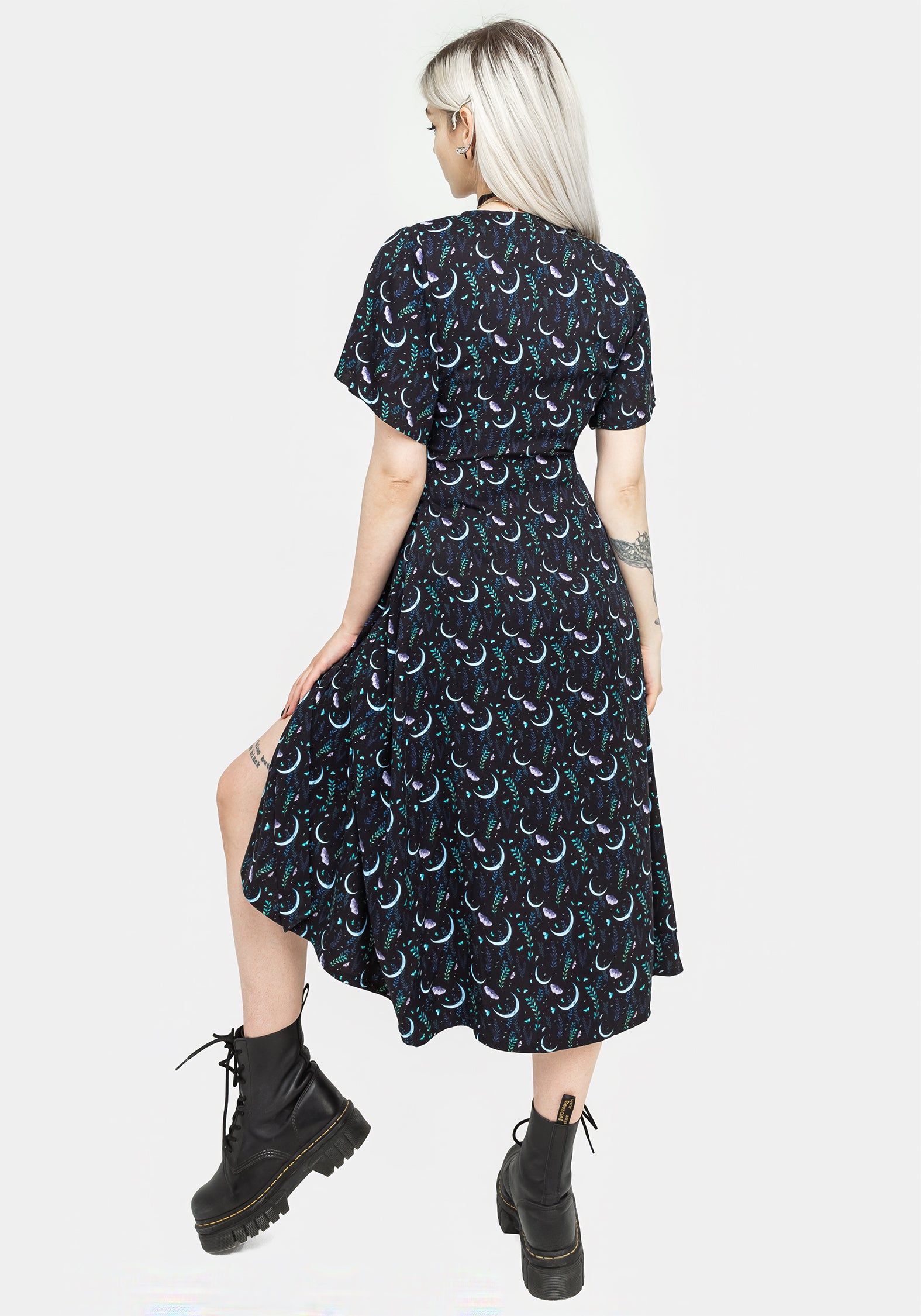 Diana Moon Moth Midi Dress | Disturbia - Shop Women's Gothic ...