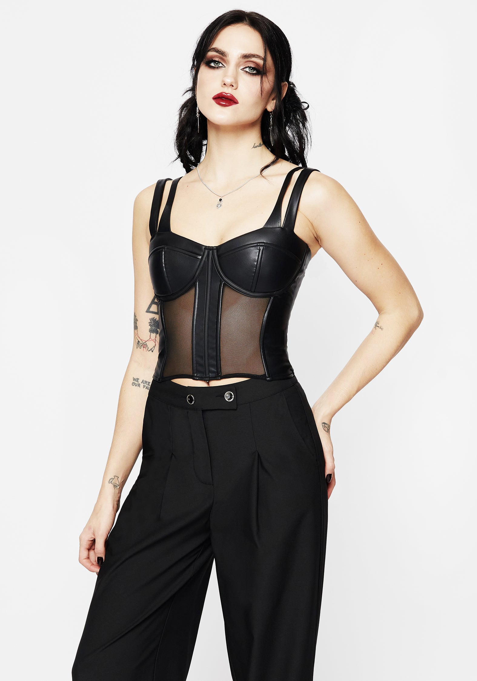 Loretta Mesh Cut Out Corset | Disturbia - Shop Women's Gothic, Alternative & Dark Romantic ...