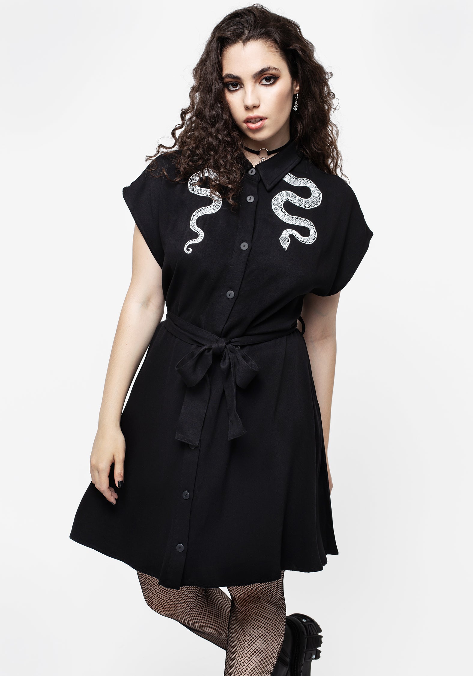 Slither Relaxed Mini Dress | Disturbia - Shop Women's Gothic ...