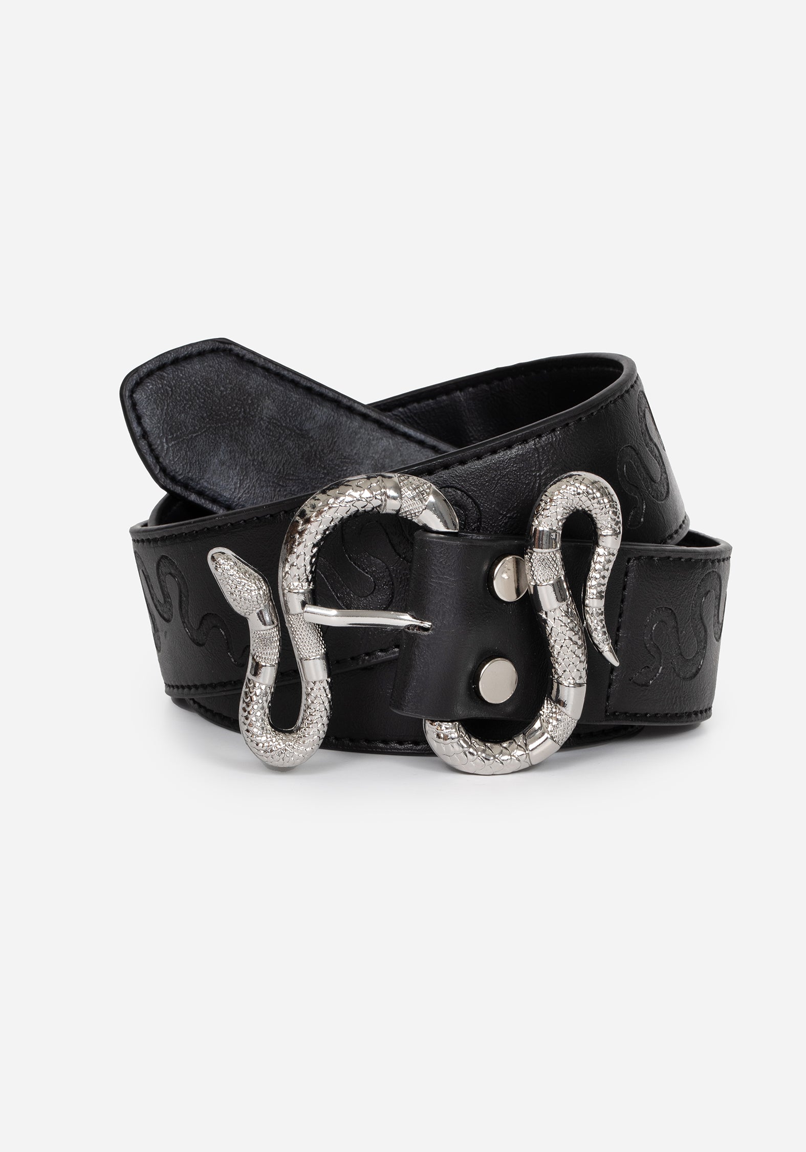 Mamba Debossed Belt With Snake Buckle | Disturbia - Shop Women's Gothic ...