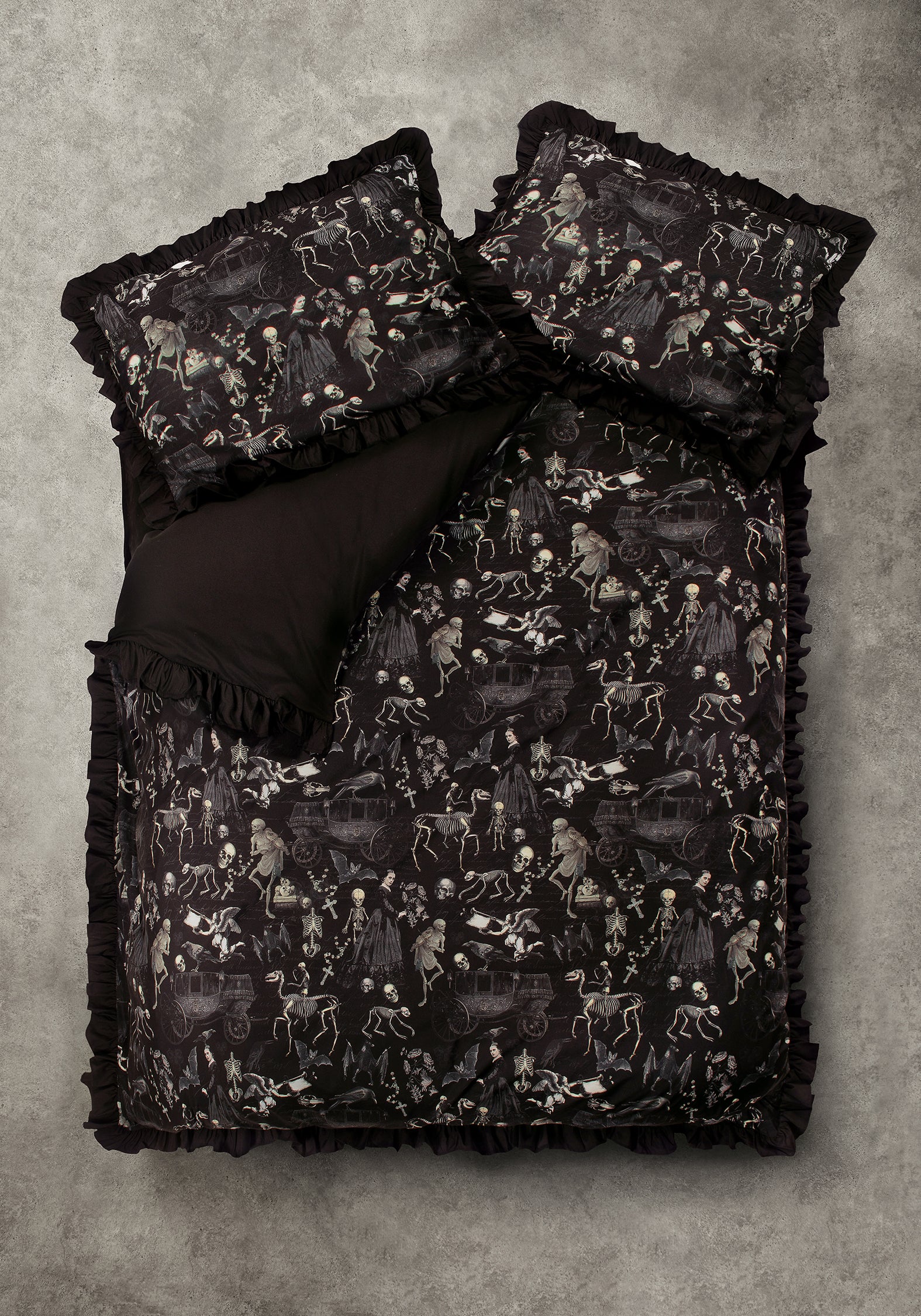 Melancholia Ruffle Bedding Set - US King | Disturbia - Shop Women's ...