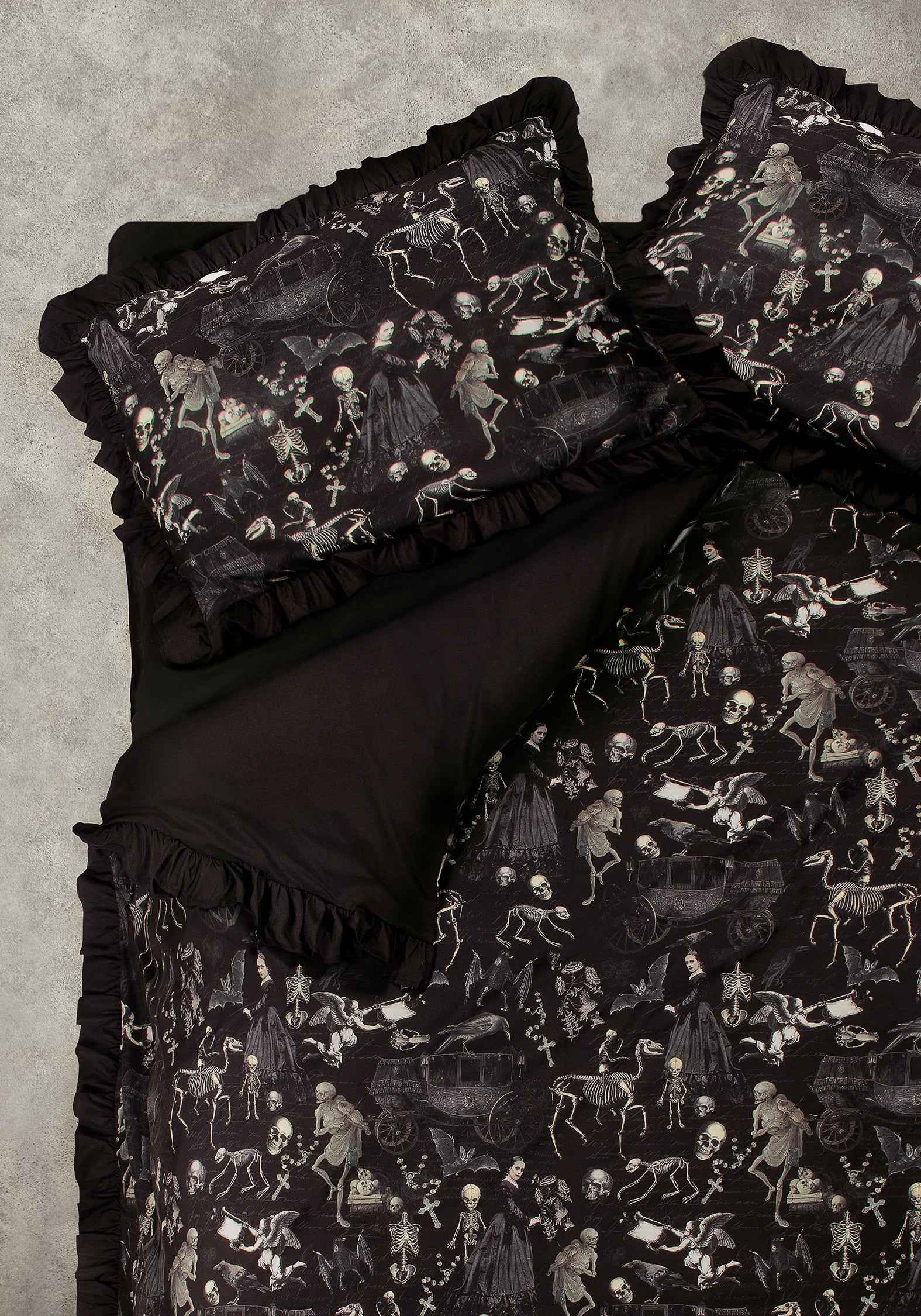 Melancholia Ruffle Bedding Set - US King | Disturbia - Shop Women's ...