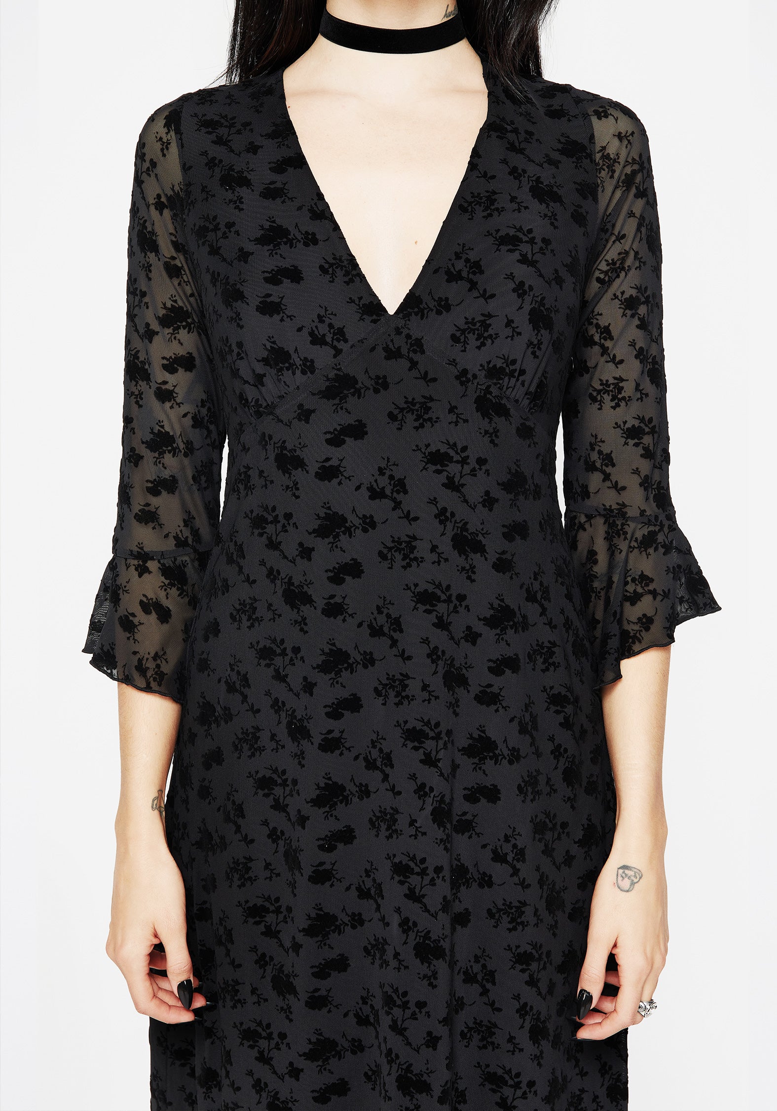 Conduit Floral Mesh Layered Midaxi Dress | Disturbia - Shop Women's ...