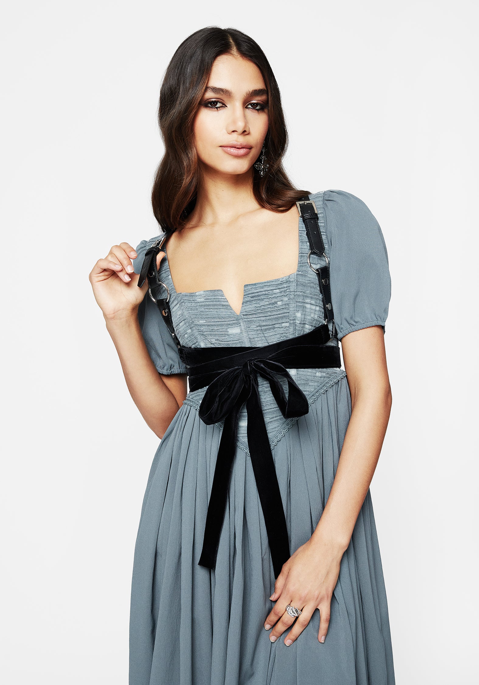 Natalia Ribbon Wrap Harness – Disturbia