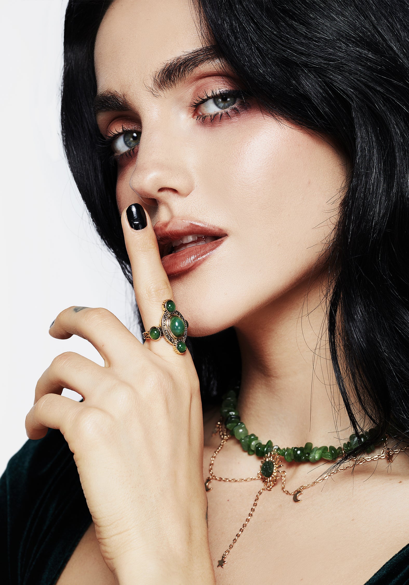 Viridity Gem Ring | Disturbia - Shop Women's Gothic, Alternative & Dark ...