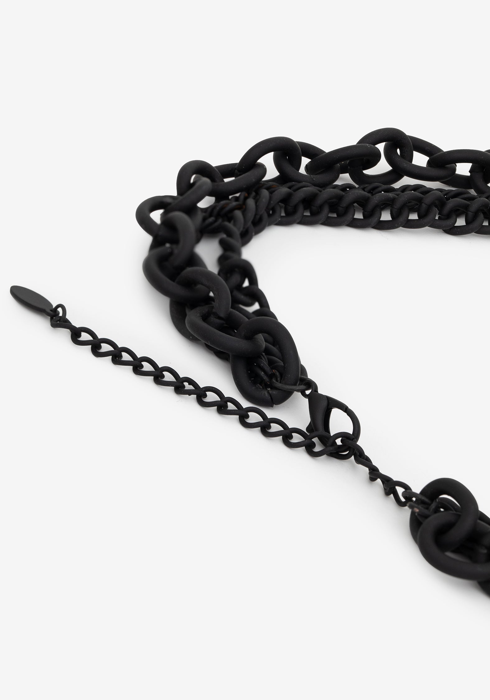 Jet Chunky Chain Layered Necklace | Disturbia - Shop Women's Gothic ...