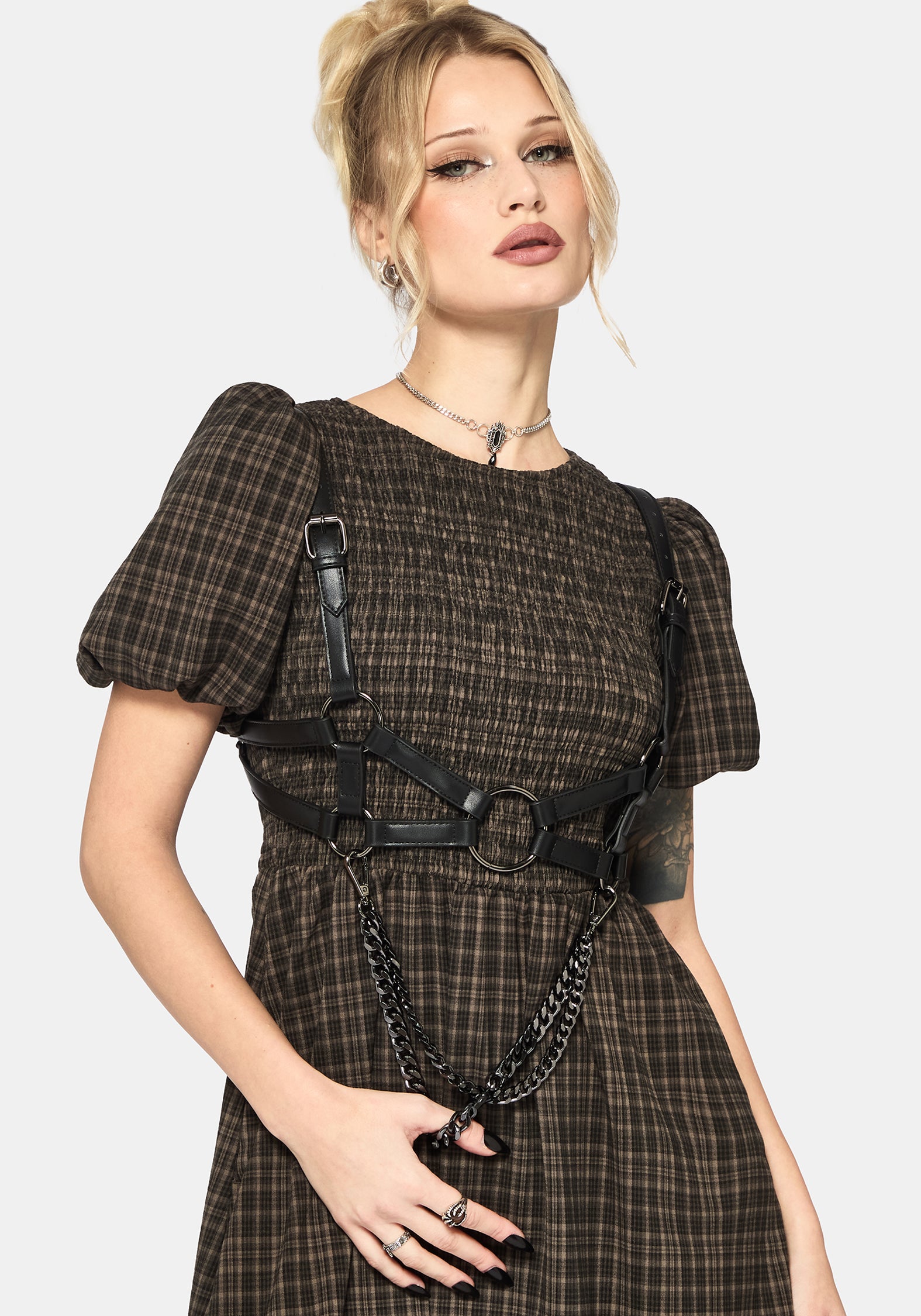 Velen Cut Out Chain Harness – Disturbia