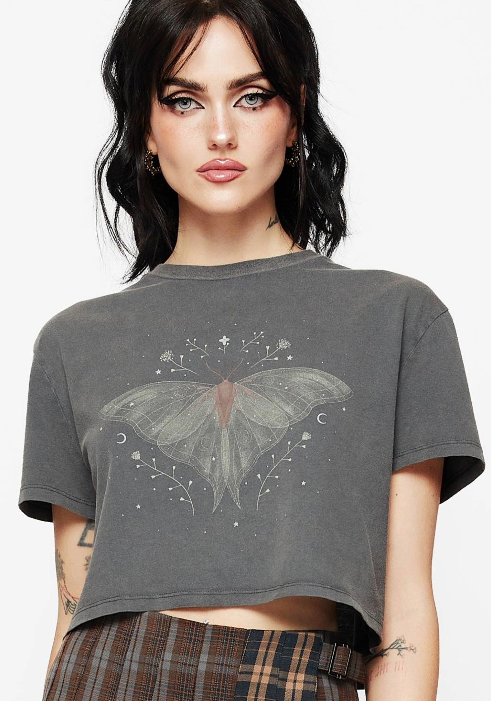 Drift Cotton-Blend Jersey Cropped T-Shirt | Disturbia - Shop Women's ...