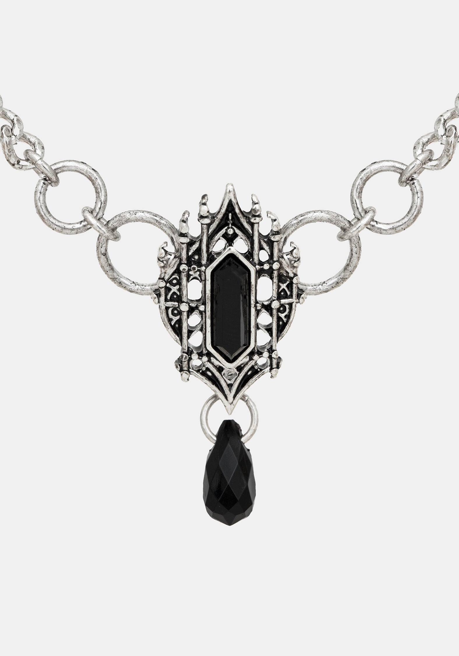 Cathedral Gothic Chunky Chain Choker – Disturbia