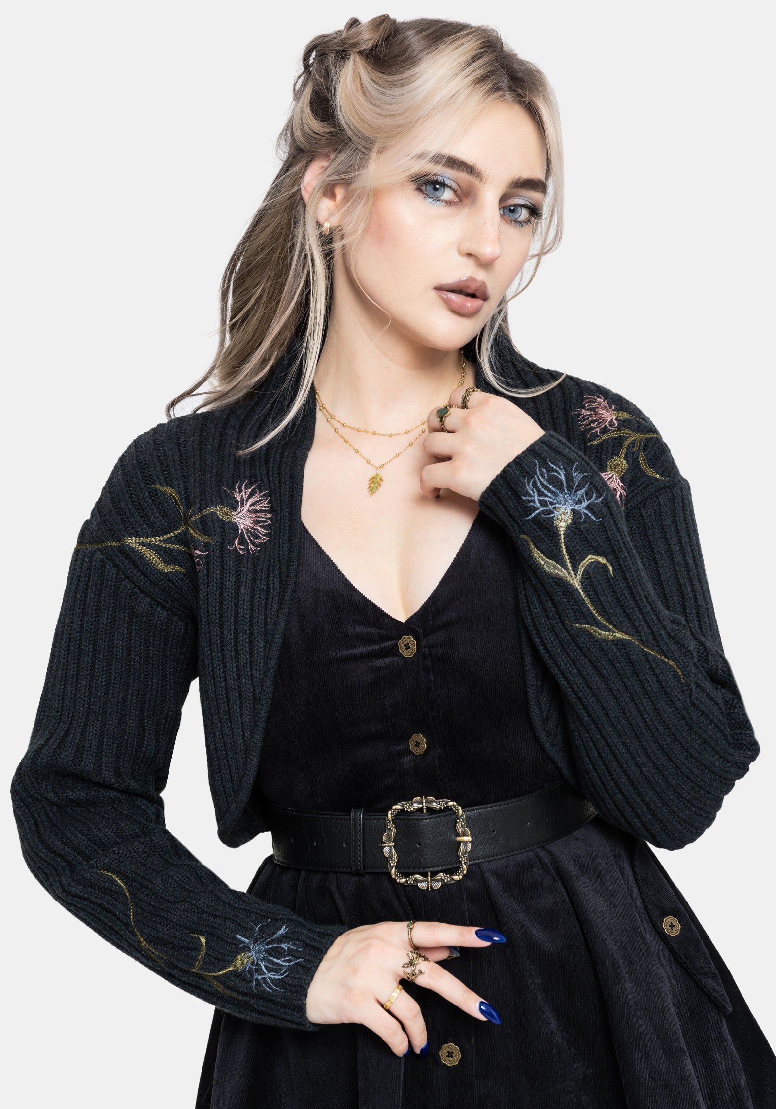 Rosanella Embroidered Bolero – Disturbia