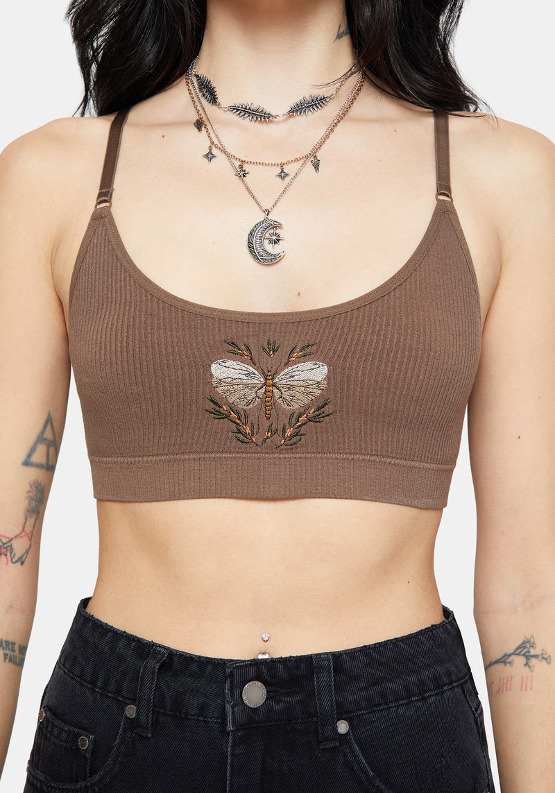 Griffinfly Embroidered Seamless Bralet Set – Disturbia