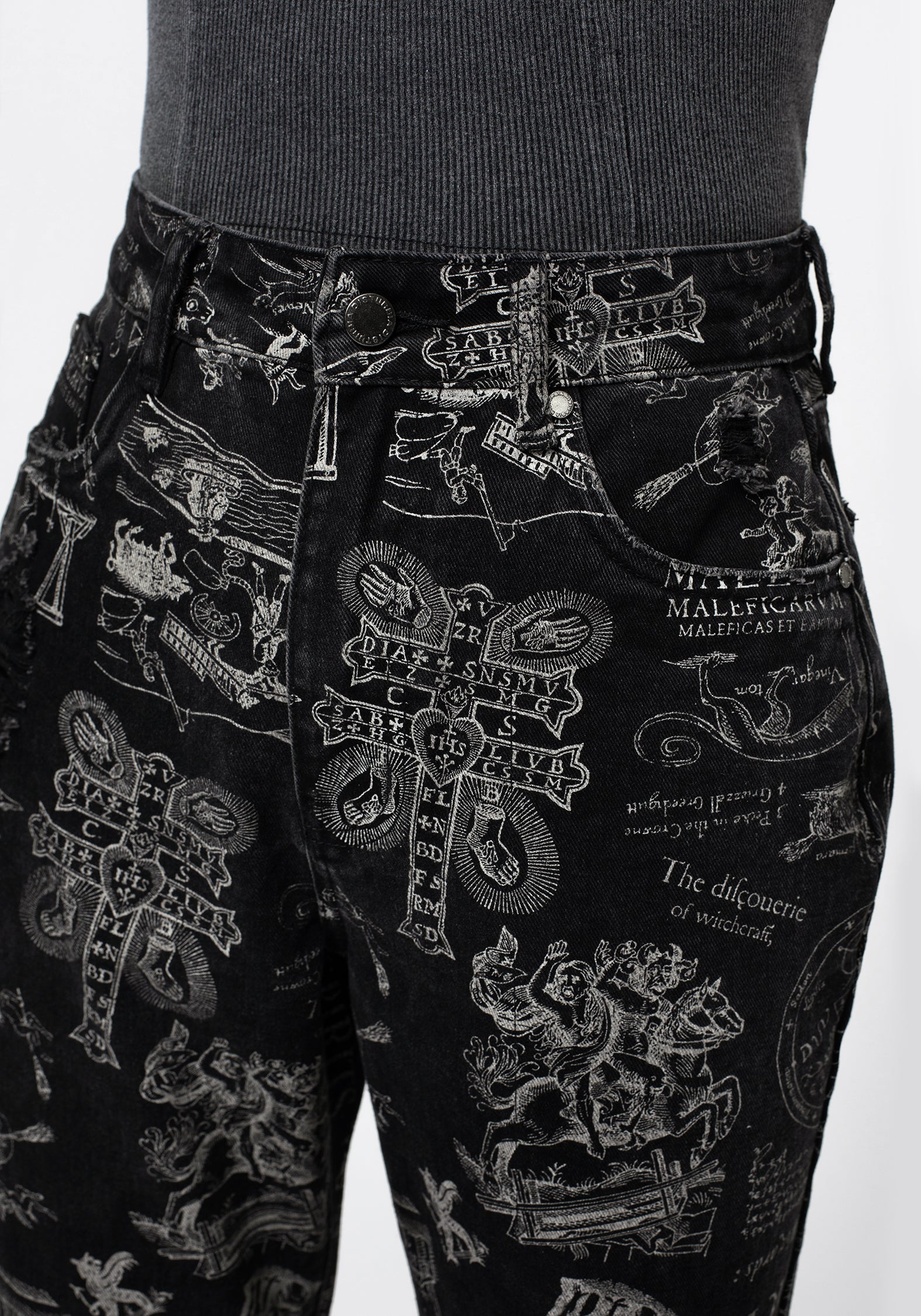 Heresy Slim Straight Jeans | Disturbia - Shop Women's Gothic ...