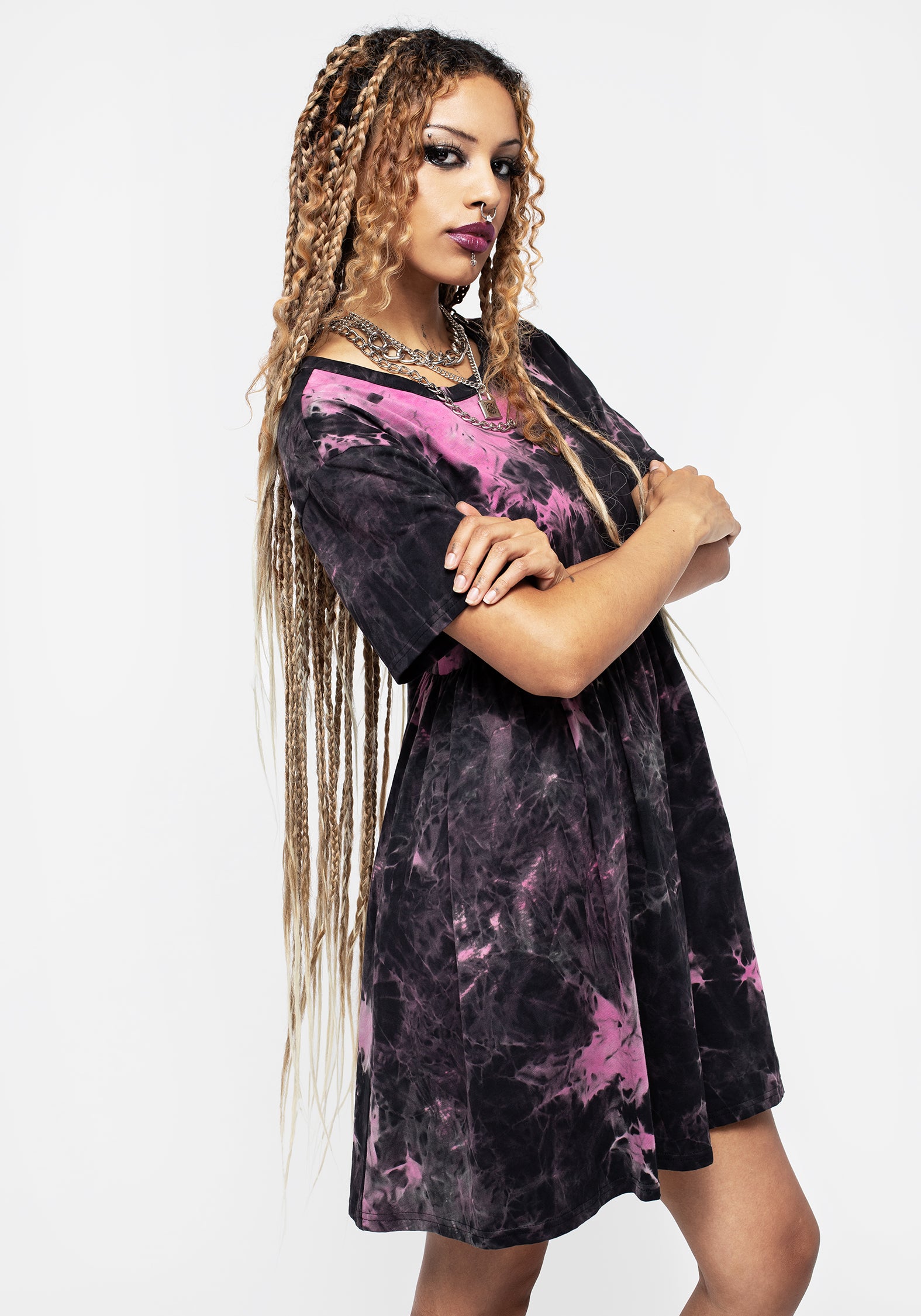 Misunderstood Tie Dye Mini Skater Dress | Disturbia - Shop Women's ...