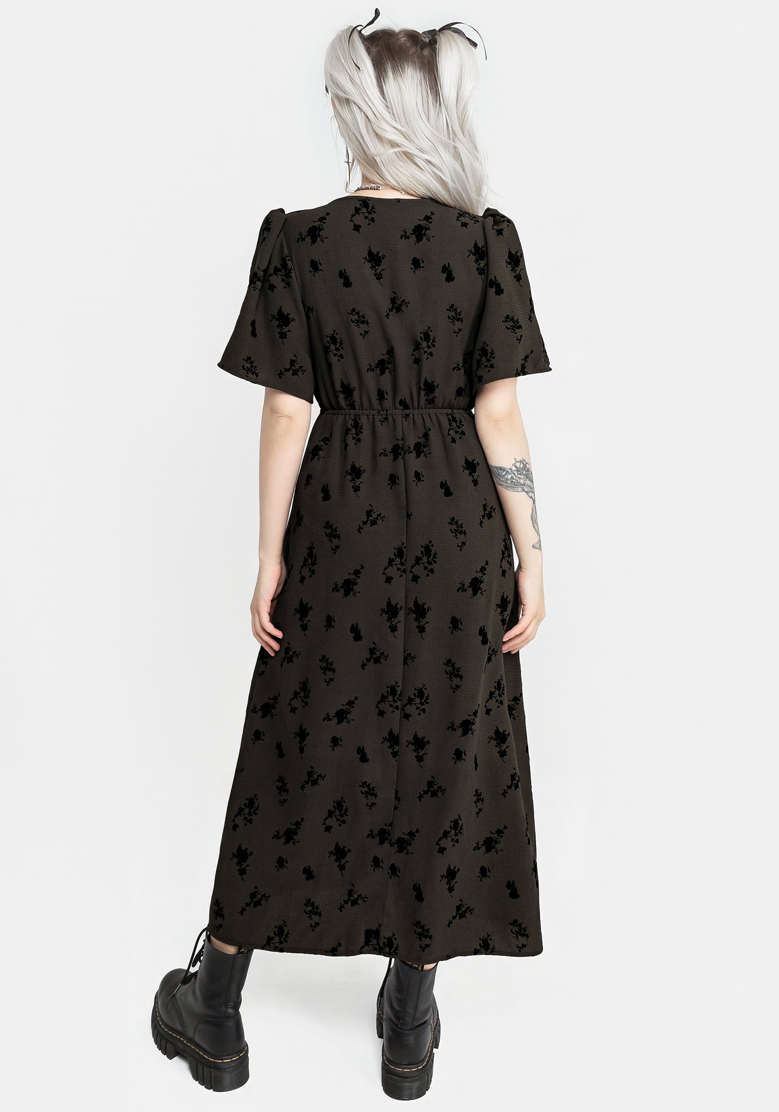 Dahlia Cut Out Midaxi Dress | Disturbia - Shop Women's Gothic, Alternative & Dark Romantic ...