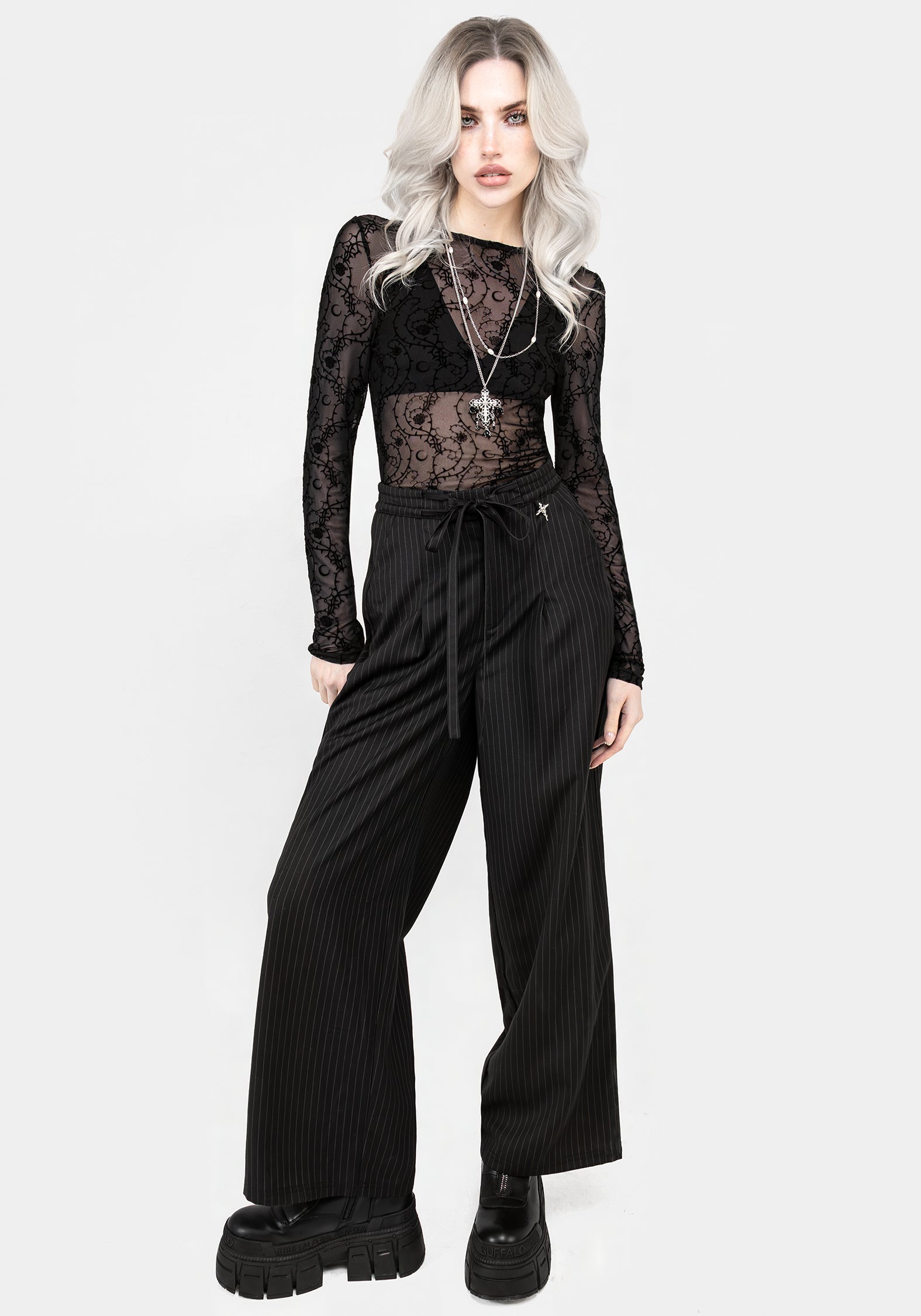 Claudia Wide Leg Trousers | Disturbia - Shop Women's Gothic ...