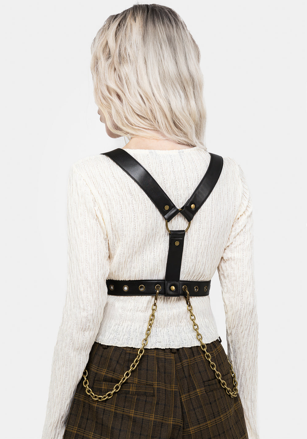 Vignette Brass Chain Harness | Disturbia - Shop Women's Gothic ...