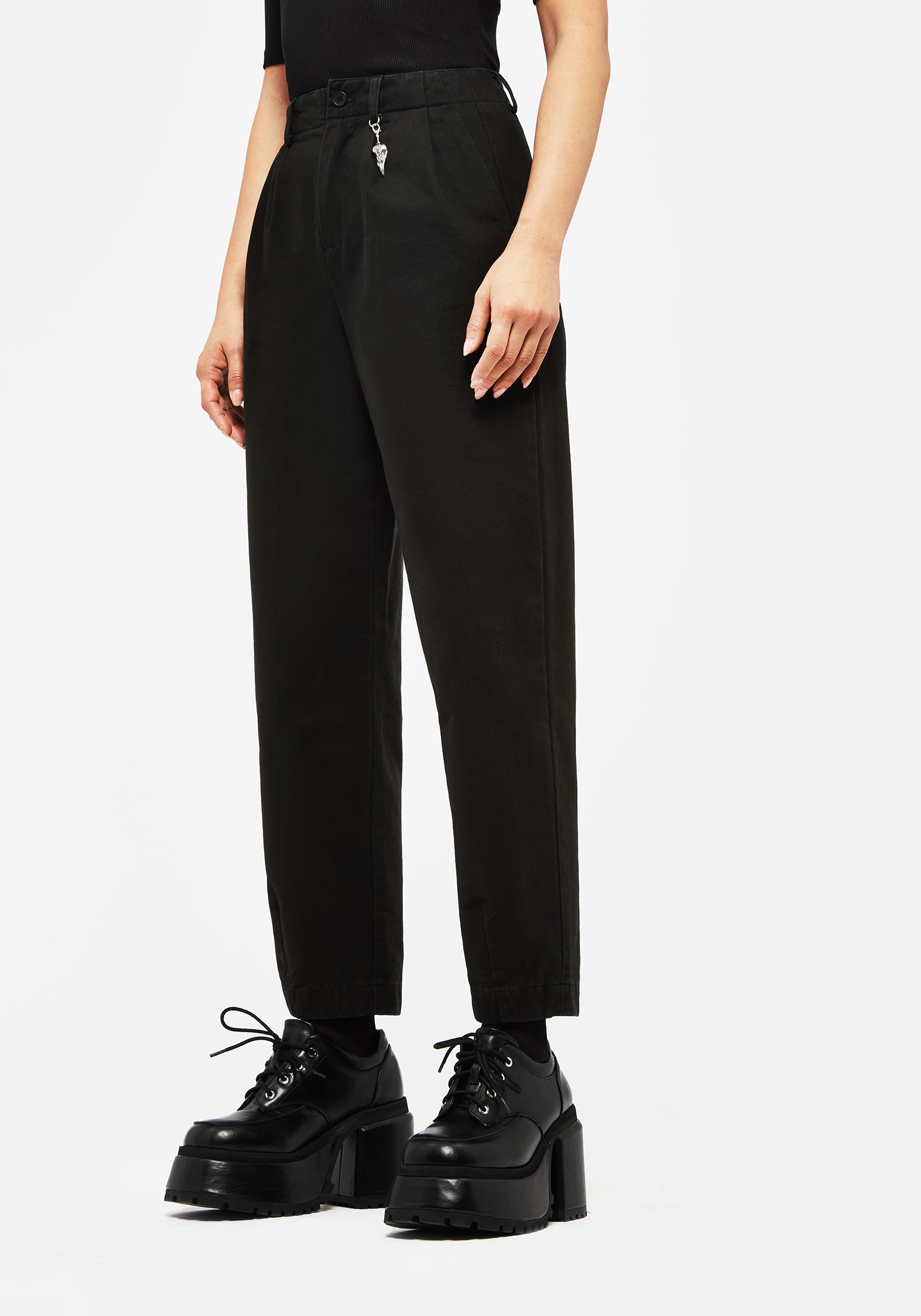 Osteomancy Washed Cotton Balloon Leg Trousers – Disturbia