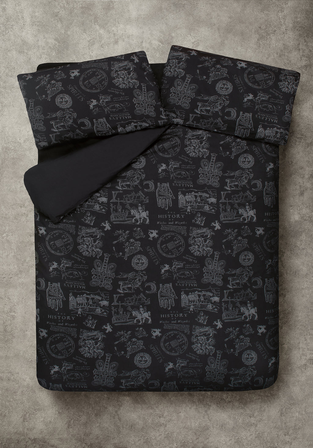 Heresy Woodcut Print Cotton Bedding Set - US Queen | Disturbia - Shop ...