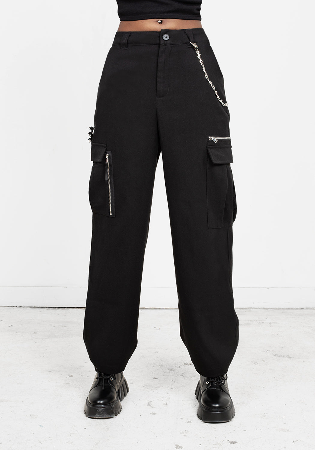 APOCALYPSE WIDE LEG CARGO TROUSER | Disturbia - Shop Women's Gothic ...