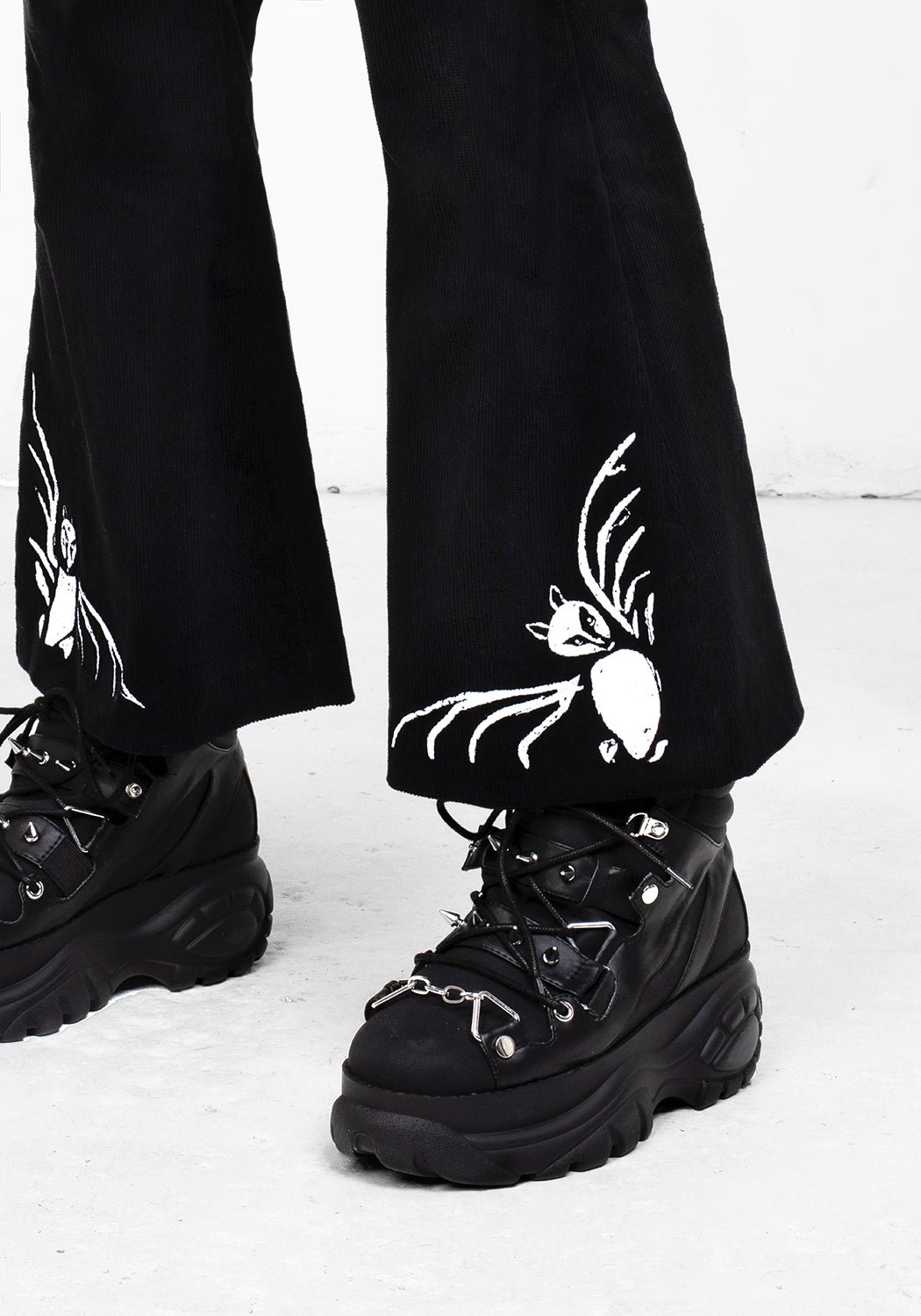 Pipistrelle Flared Bat Cords | Disturbia - Shop Women's Gothic ...