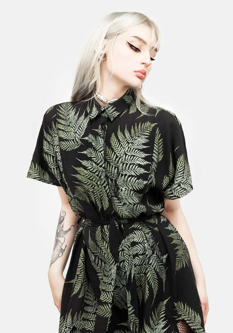 Fern Midi Shirt Dress – Disturbia