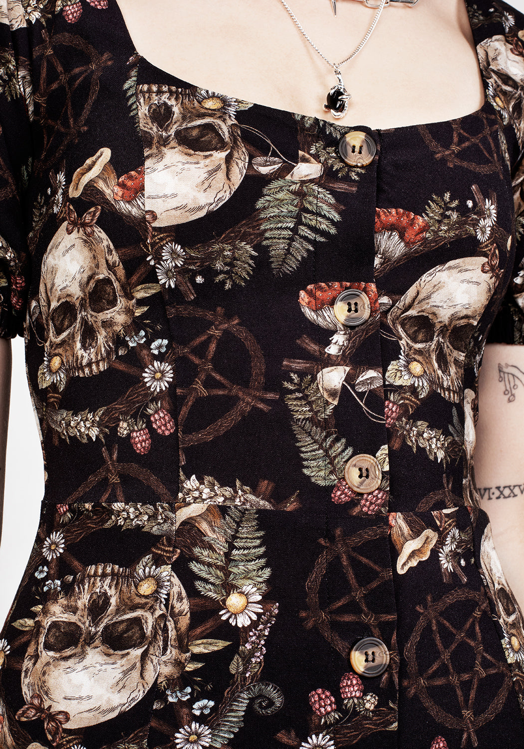 Goliath Puff Sleeve Mini Dress | Disturbia - Shop Women's Gothic ...