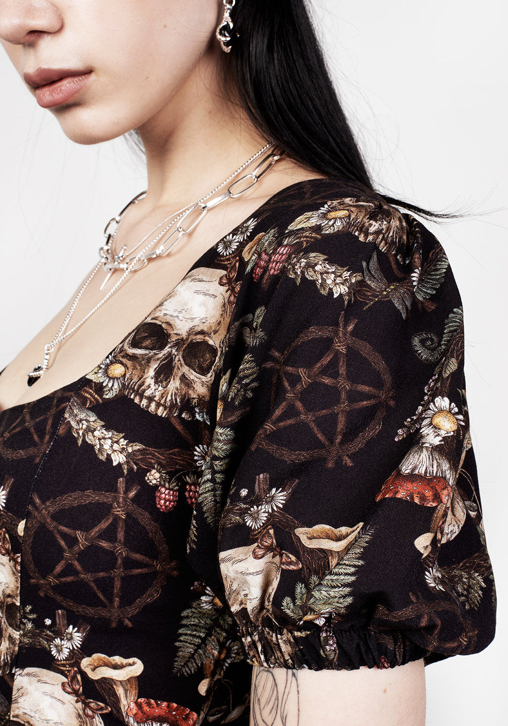 Goliath Puff Sleeve Mini Dress | Disturbia - Shop Women's Gothic ...