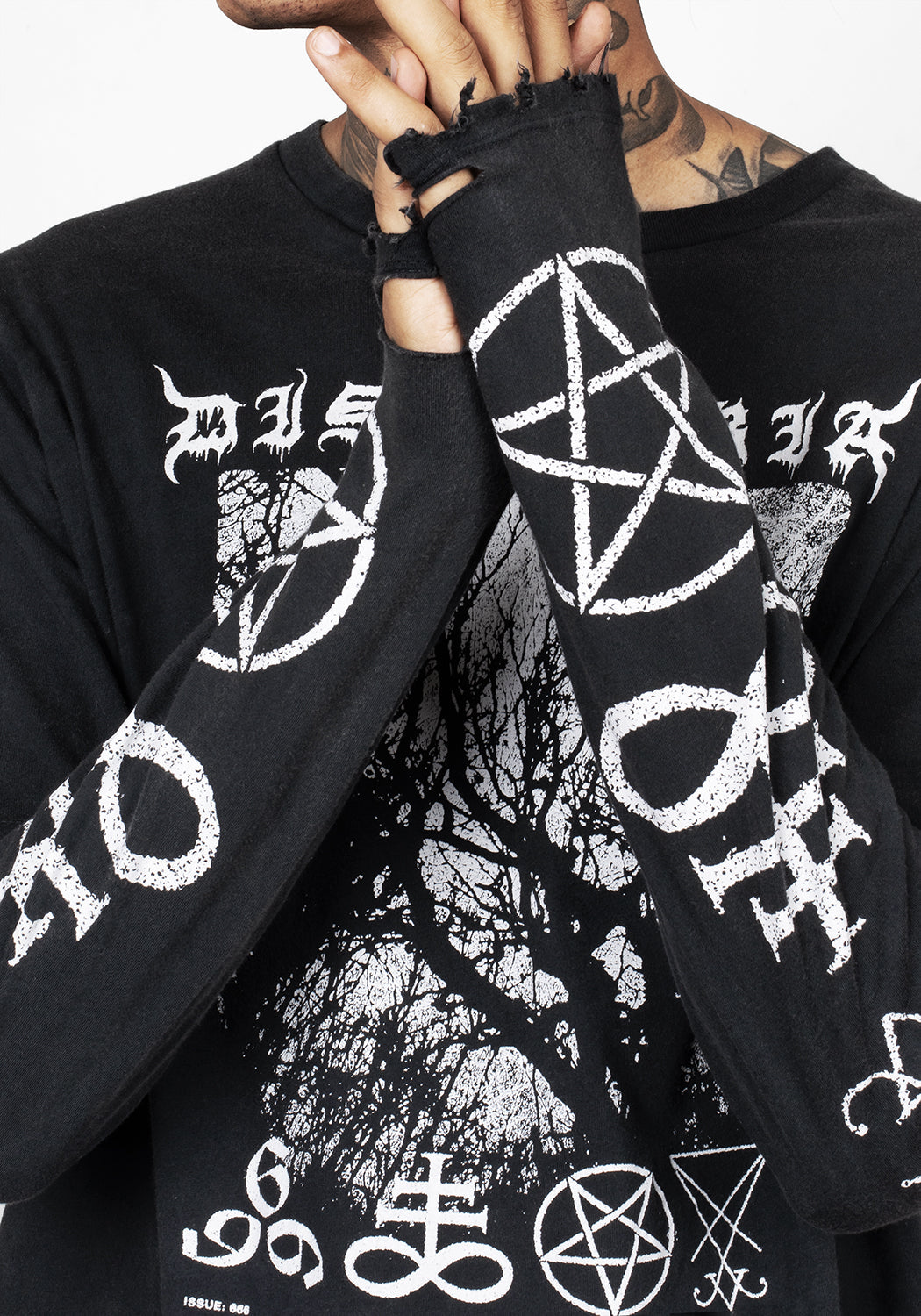 Infernal Layered Long Sleeve T-Shirt | Disturbia - Shop Women's Gothic ...