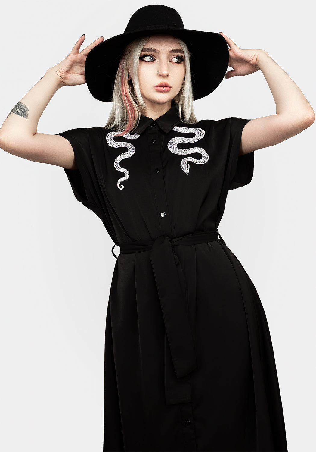 Slither Relaxed Midi Dress | Disturbia - Shop Women's Gothic ...