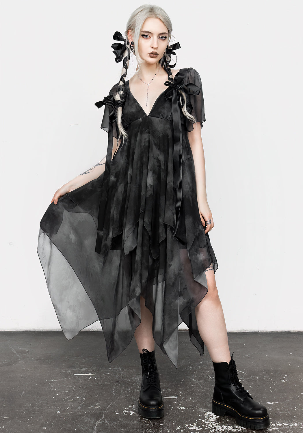 Tempest Layered Midi Dress | Disturbia - Shop Women's Gothic ...
