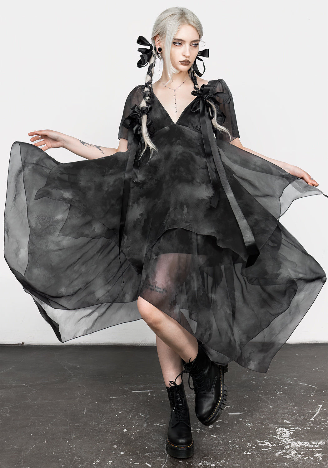 Tempest Layered Midi Dress | Disturbia - Shop Women's Gothic ...