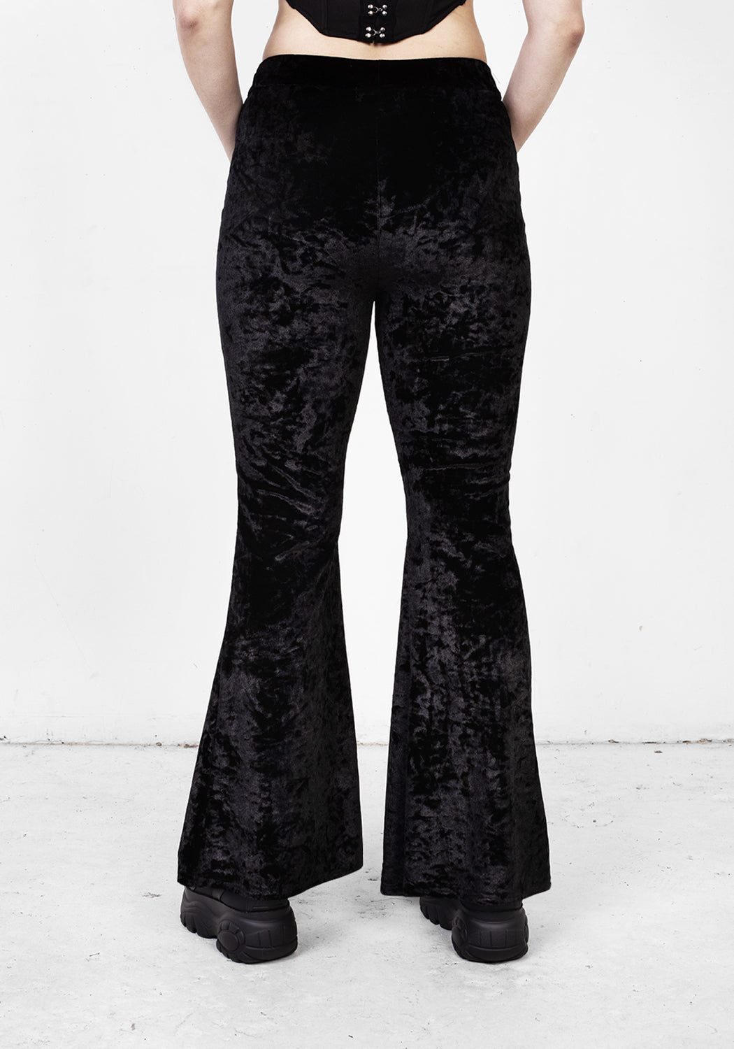 Superstition Crushed Velour Flares | Disturbia - Shop Women's Gothic ...