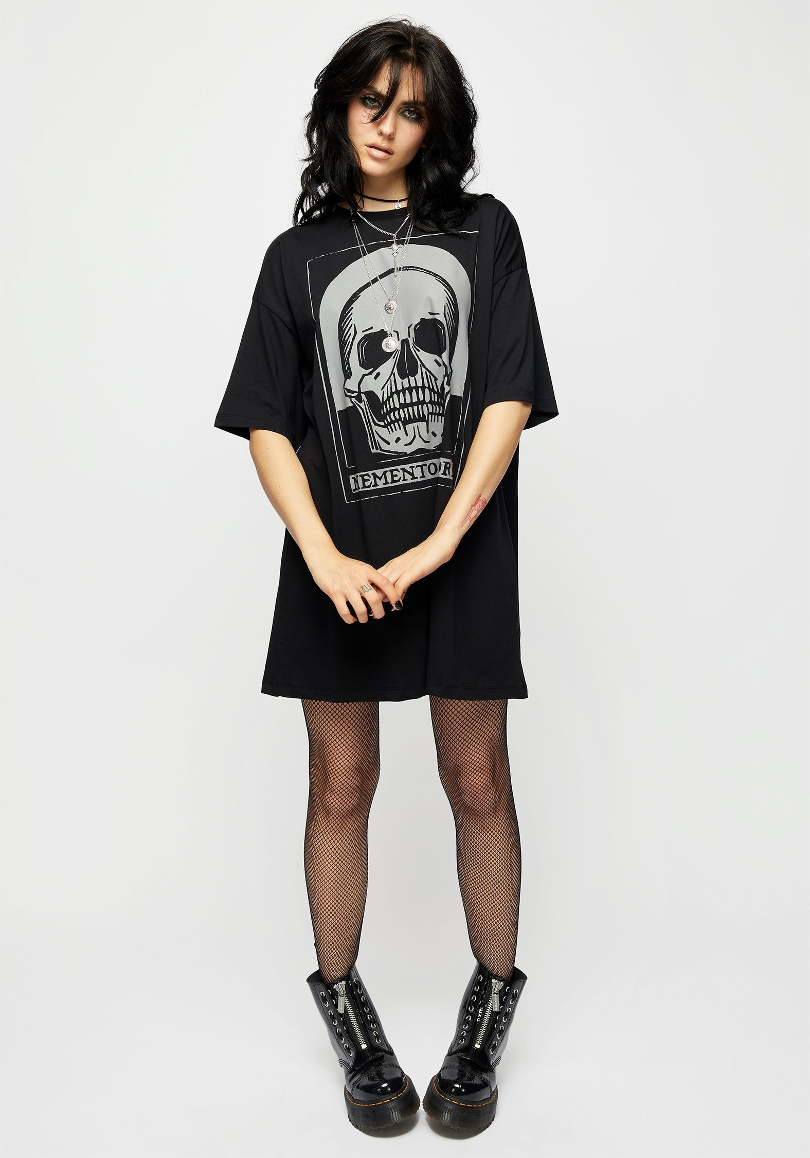 Memento Mori Tee Dress | Disturbia - Shop Women's Gothic, Alternative ...