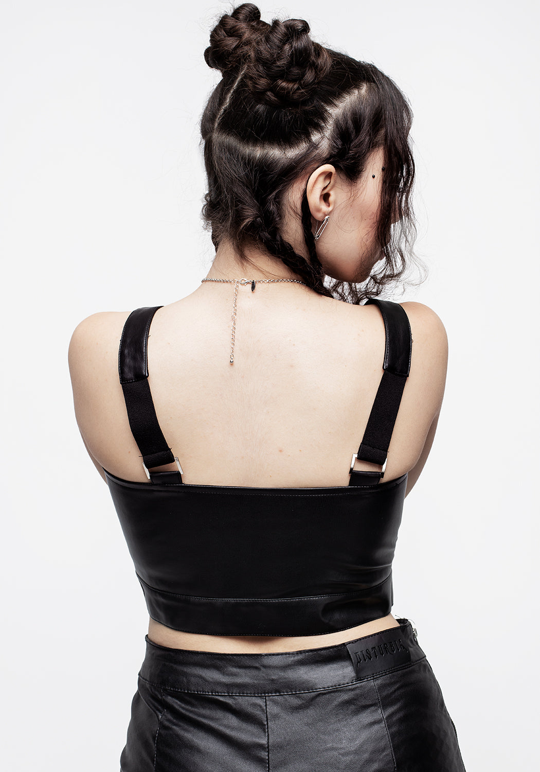 Runaway PU Leather Zipped Bralet | Disturbia - Shop Women's Gothic ...