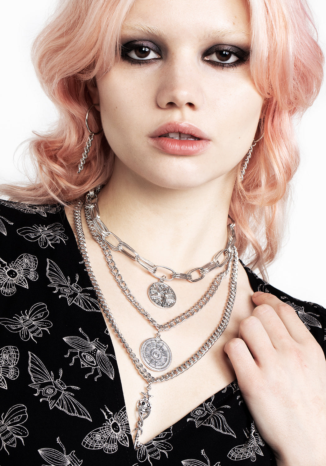 OCCULT MULTICHAIN NECKLACE | Disturbia - Shop Women's Gothic ...